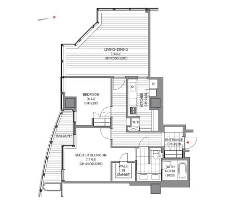 Atago Green Hills Forest Tower 21F 2107 | Luxury rental housing and ...